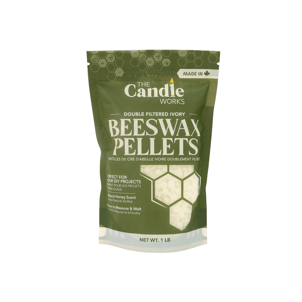 Beeswax Pellets | Ivory | 1lb Bag — Ten Box Bee Supply